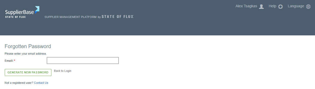 Forgot your password? – SupplierBase