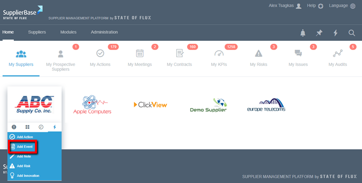 How to create a meeting in SupplierBase – SupplierBase