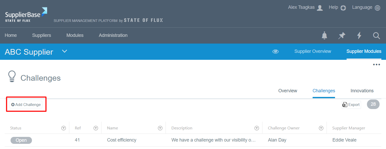 How to add challenges – SupplierBase