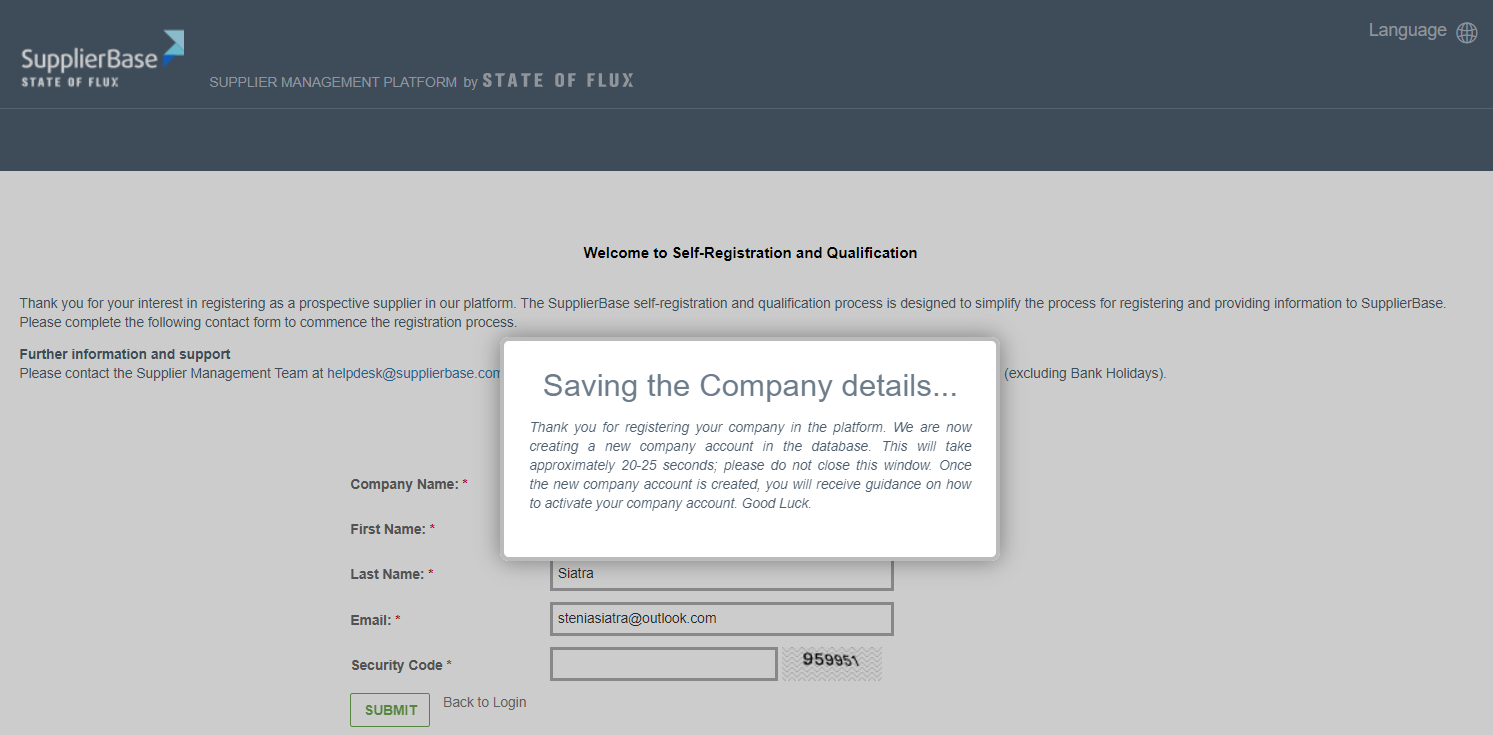 How to register to the Prospective Suppliers module – SupplierBase