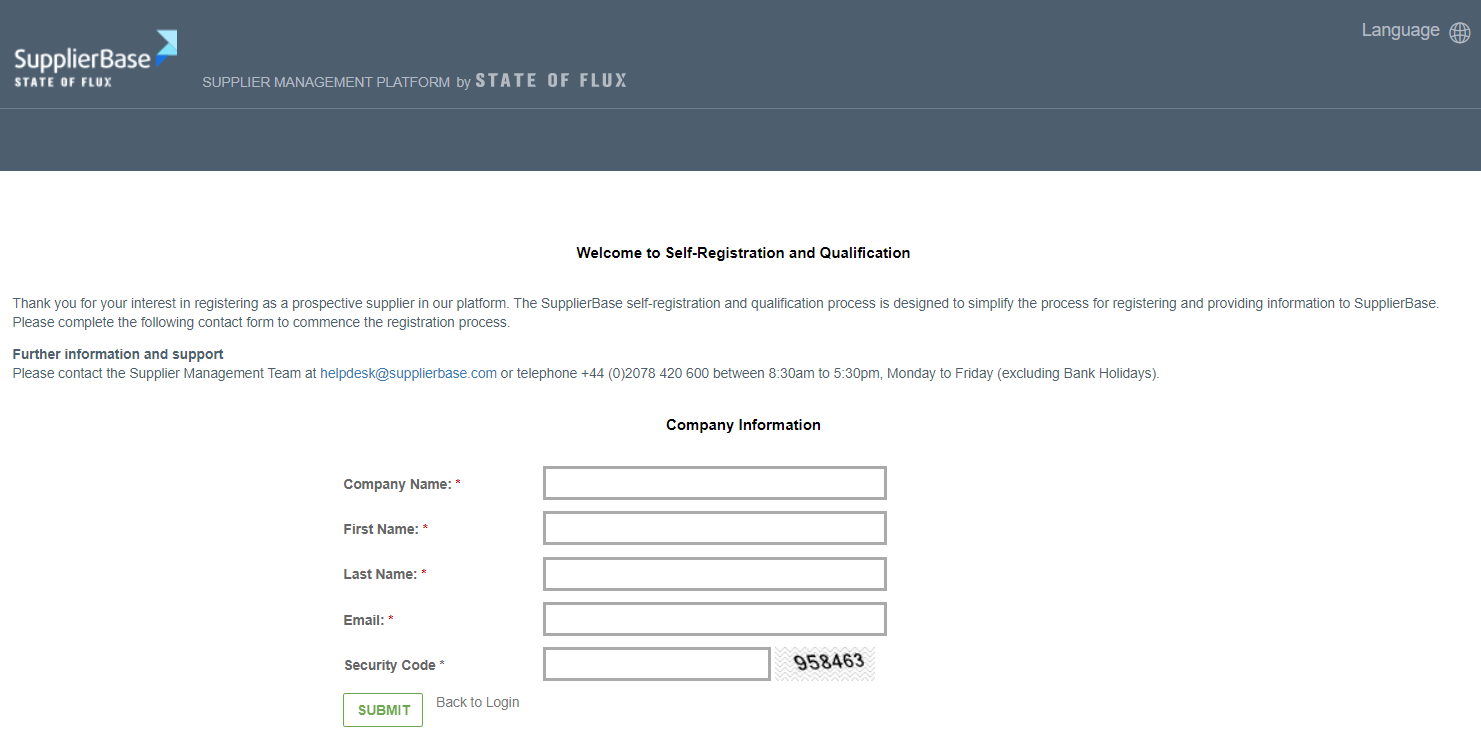 How to register to the Prospective Suppliers module – SupplierBase